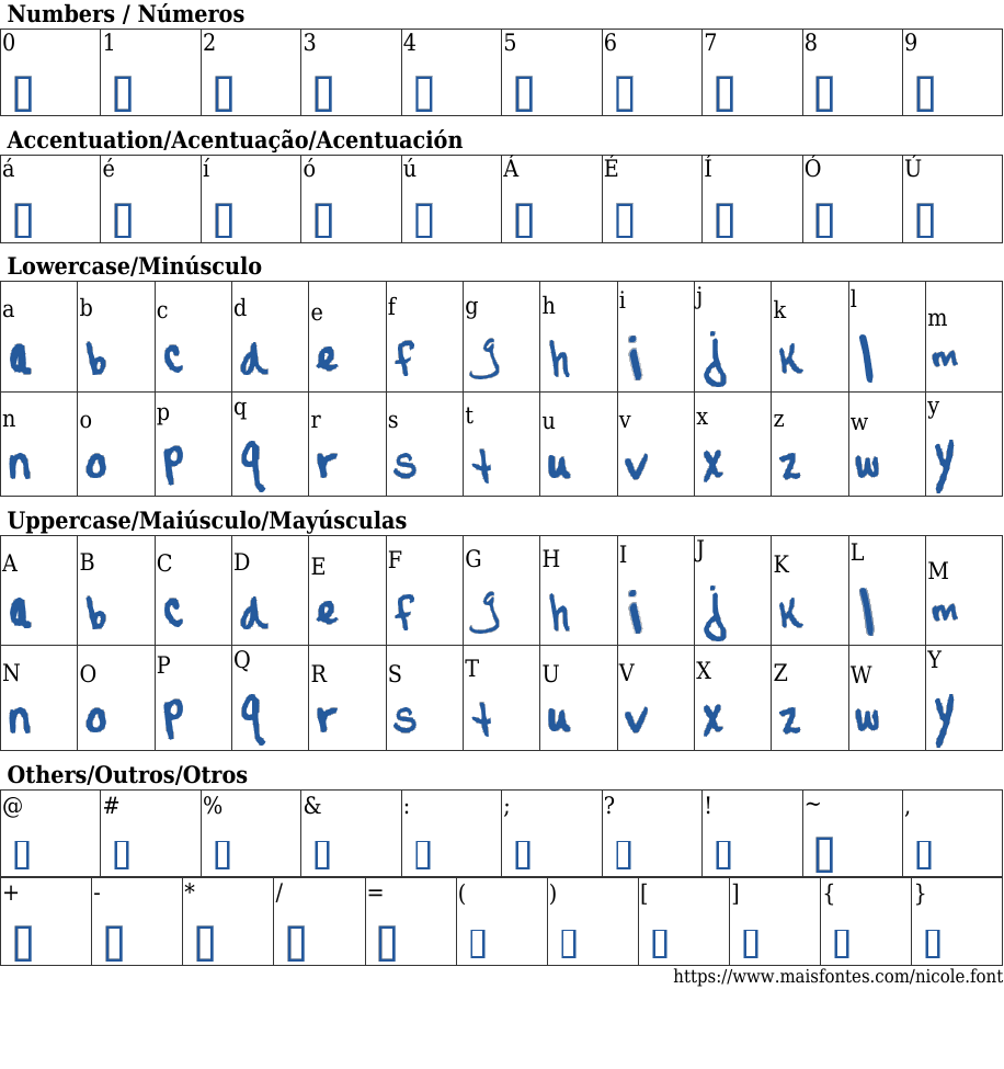 Nicole Font: Free Download | MaisFontes