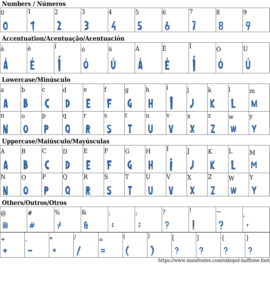 Nikopol Halftone: Free Font Download | MaisFontes