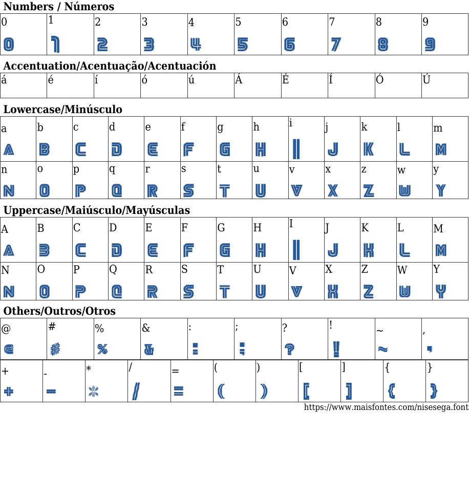 Nise Sega Font: Free Download | MaisFontes