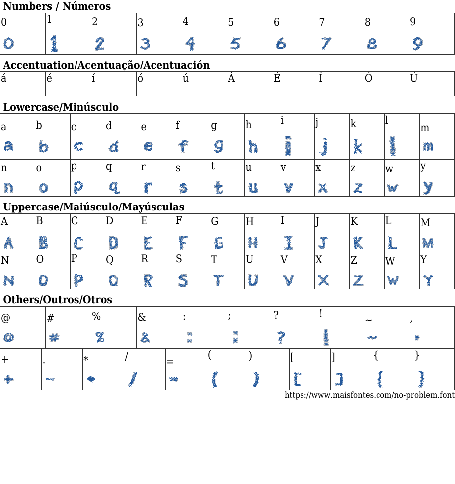 No Problem: Free Font Download | MaisFontes