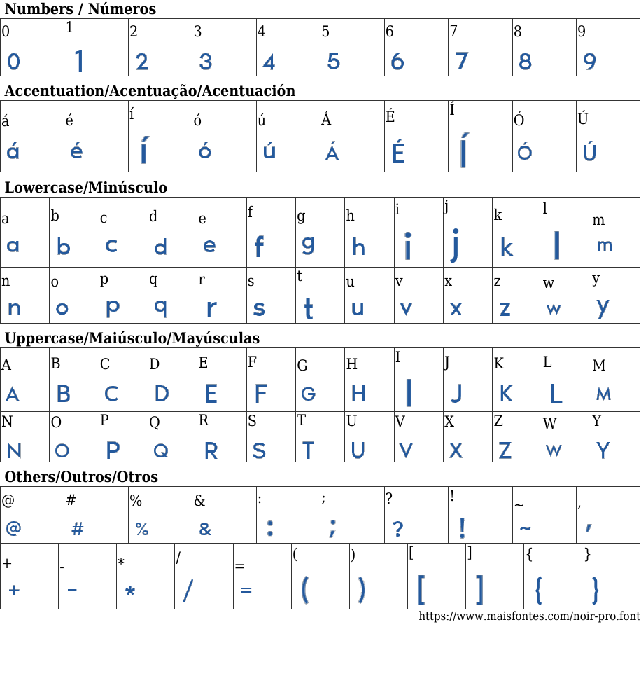 Noir Pro: Free Font Download | MaisFontes