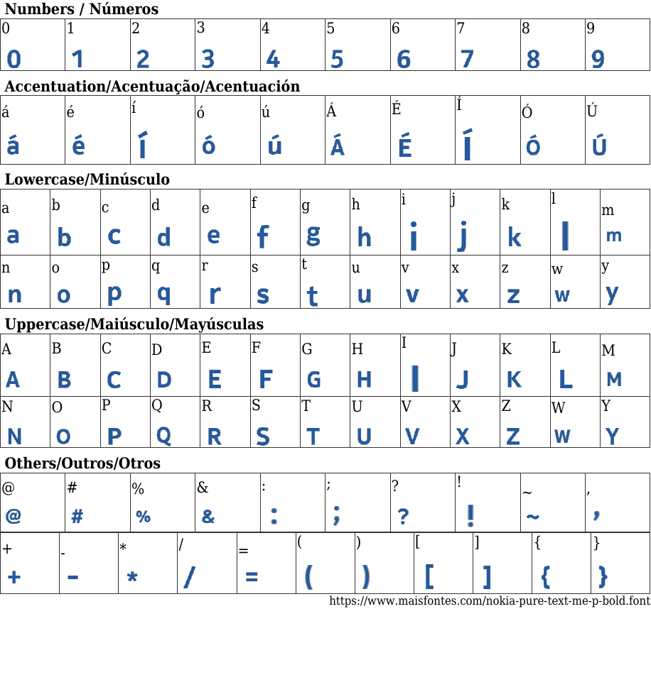 Nokia Pure Text ME P Bold: Free Font Download | MaisFontes