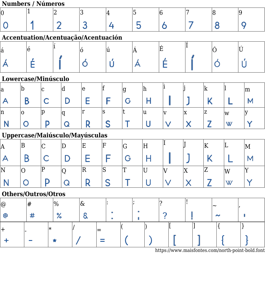 North Point Bold Font: Free Download | MaisFontes