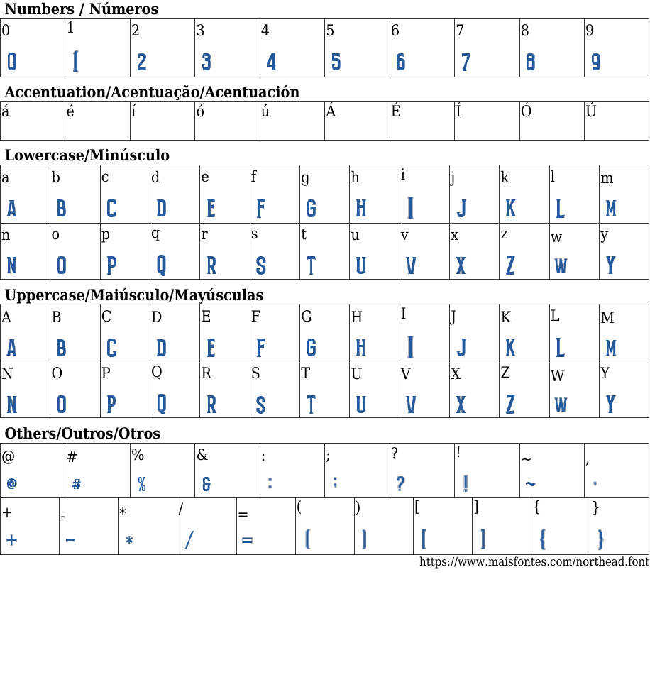 Northead: Free Font Download | MaisFontes