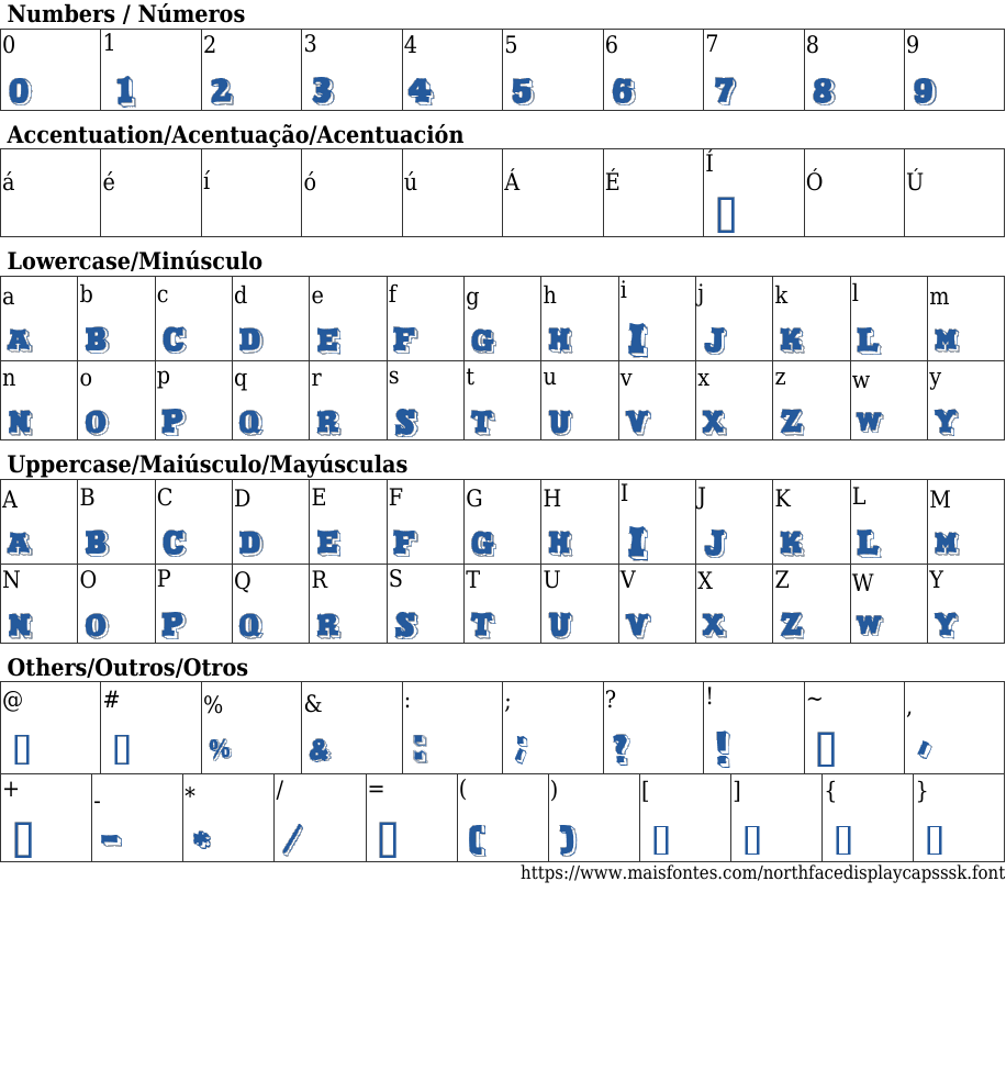 NorthFace Display Caps SSK: Free Font Download | MaisFontes