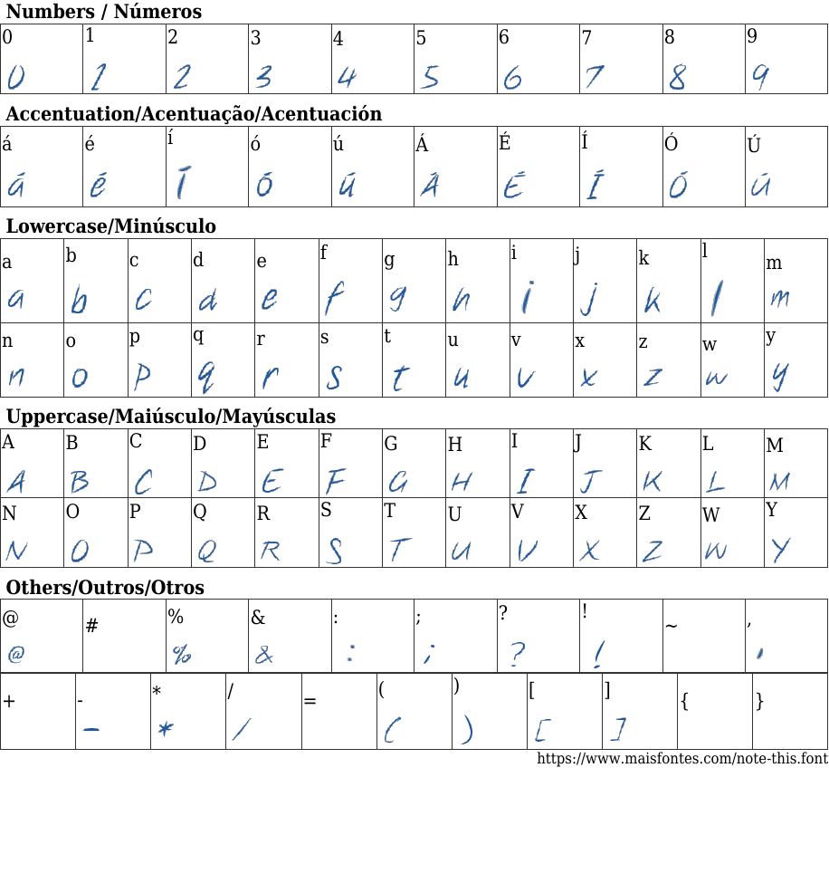 Note this: Free Font Download | MaisFontes