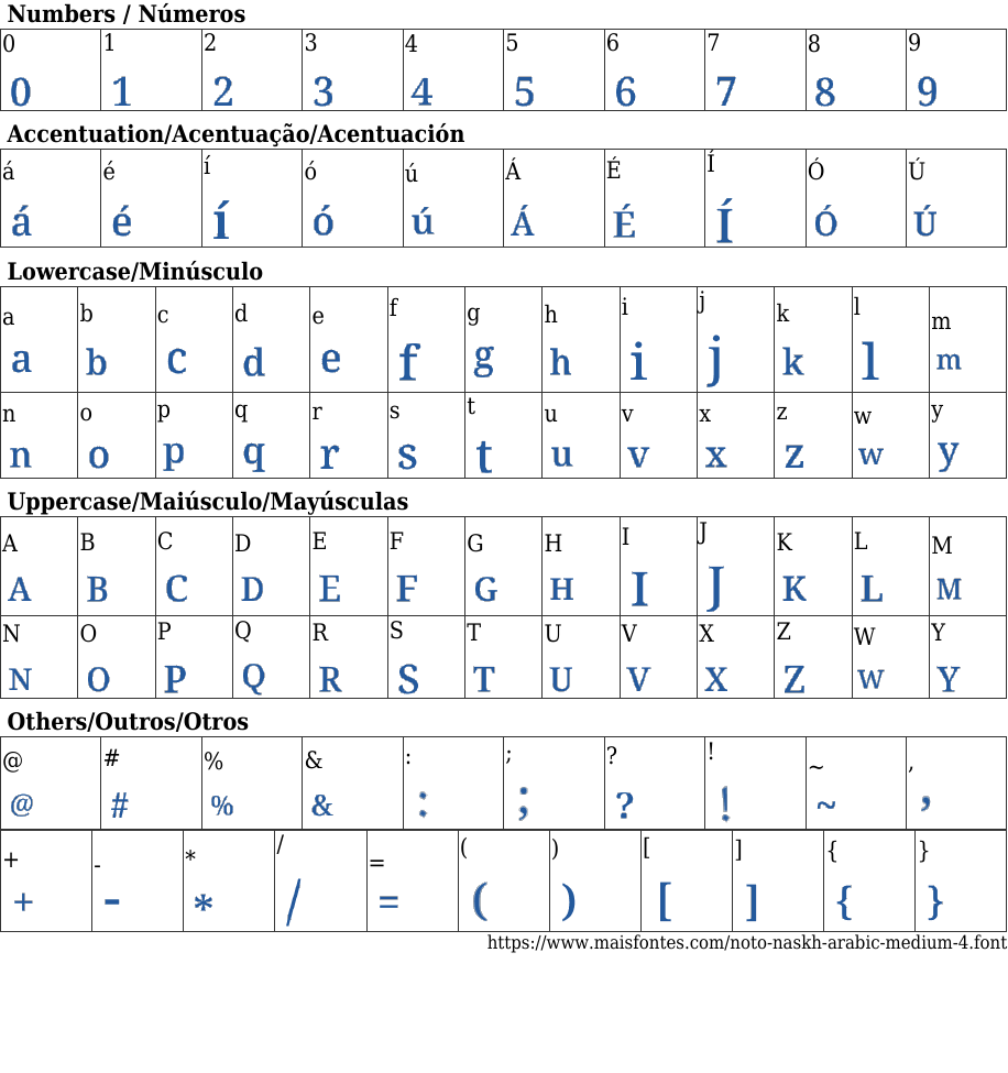 Noto Naskh Arabic v2 Medium: Free Font Download | MaisFontes