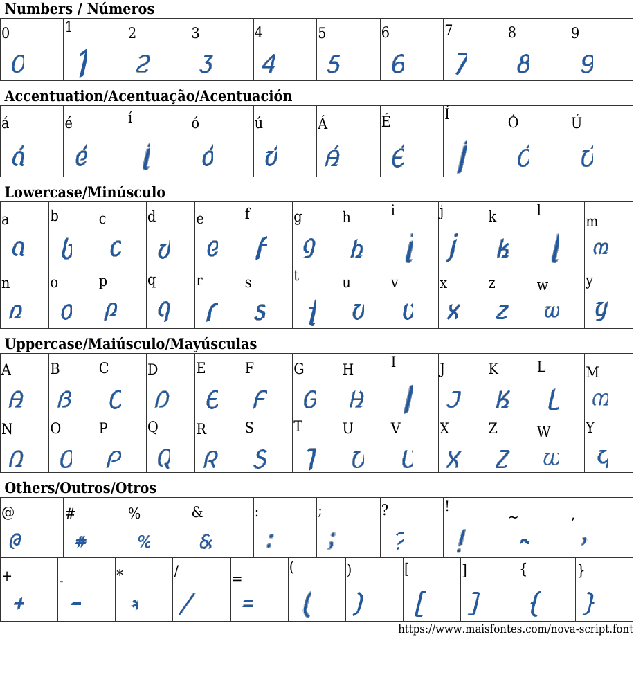 Nova Script: Free Font Download | MaisFontes