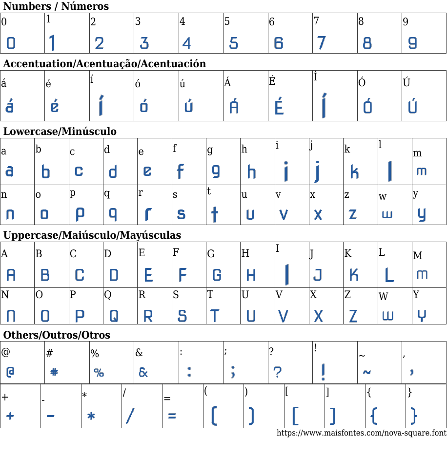 Nova Square: Free Font Download | MaisFontes
