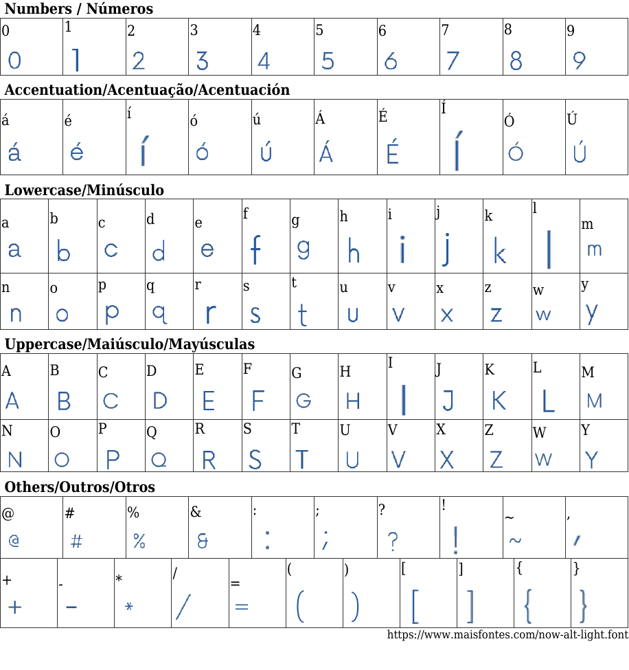 Now Alt Light: Free Font Download | MaisFontes