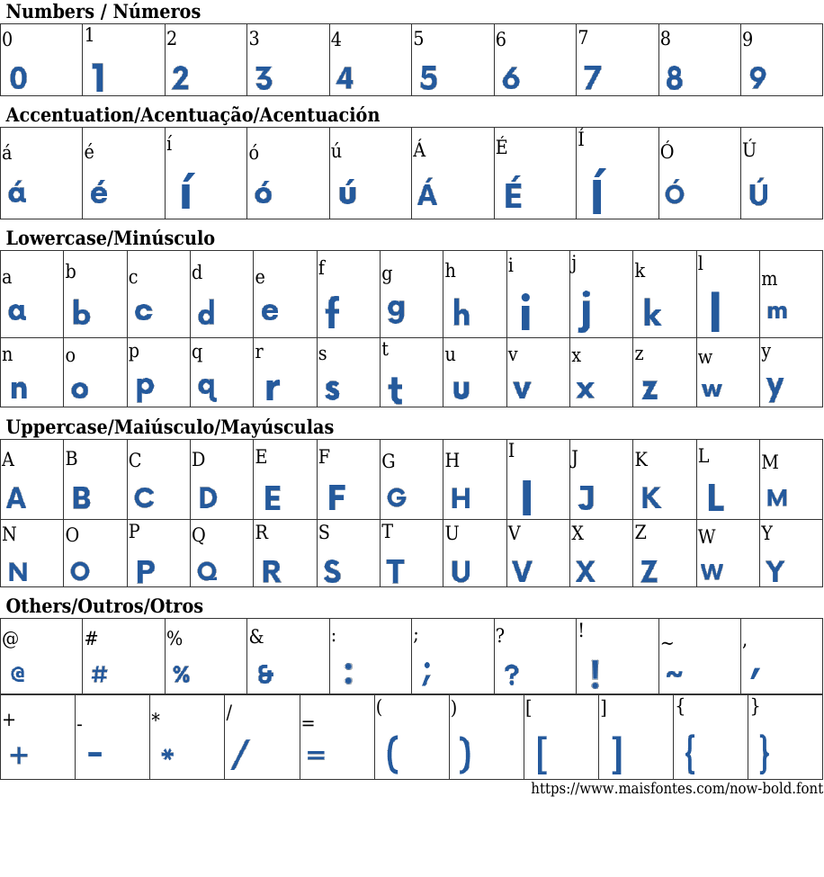 Now Bold: Free Font Download | MaisFontes