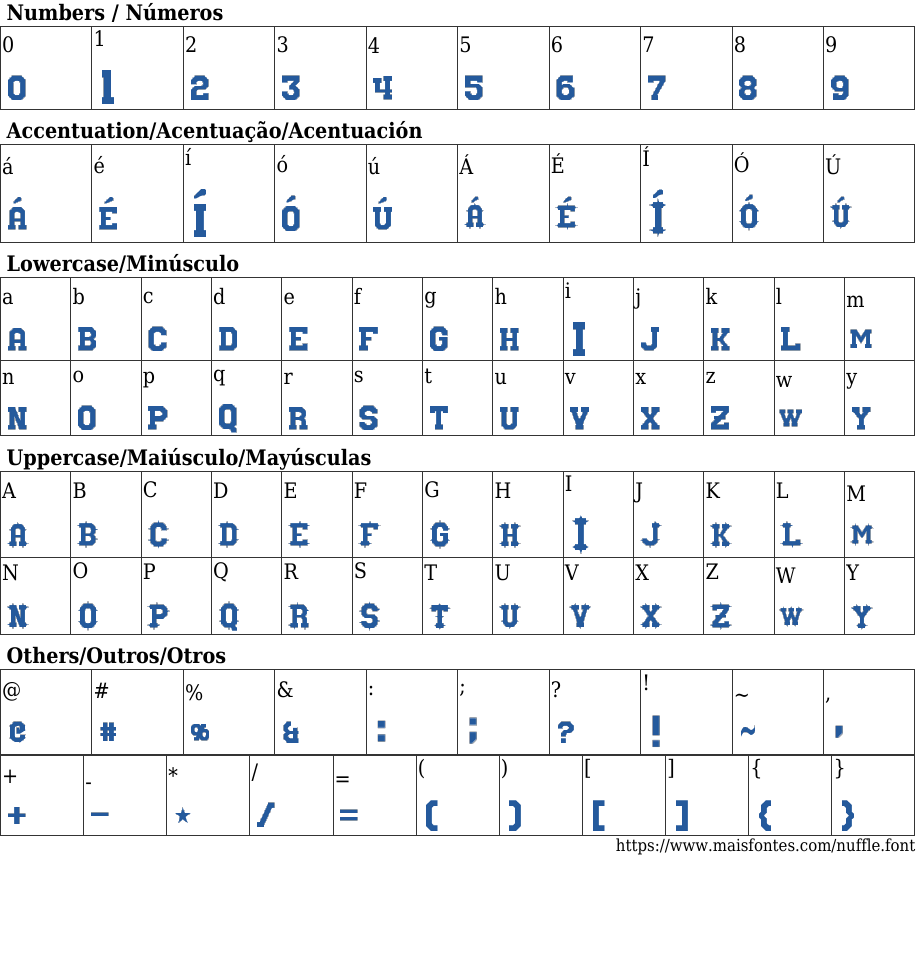 Nuffle: Free Font Download | MaisFontes