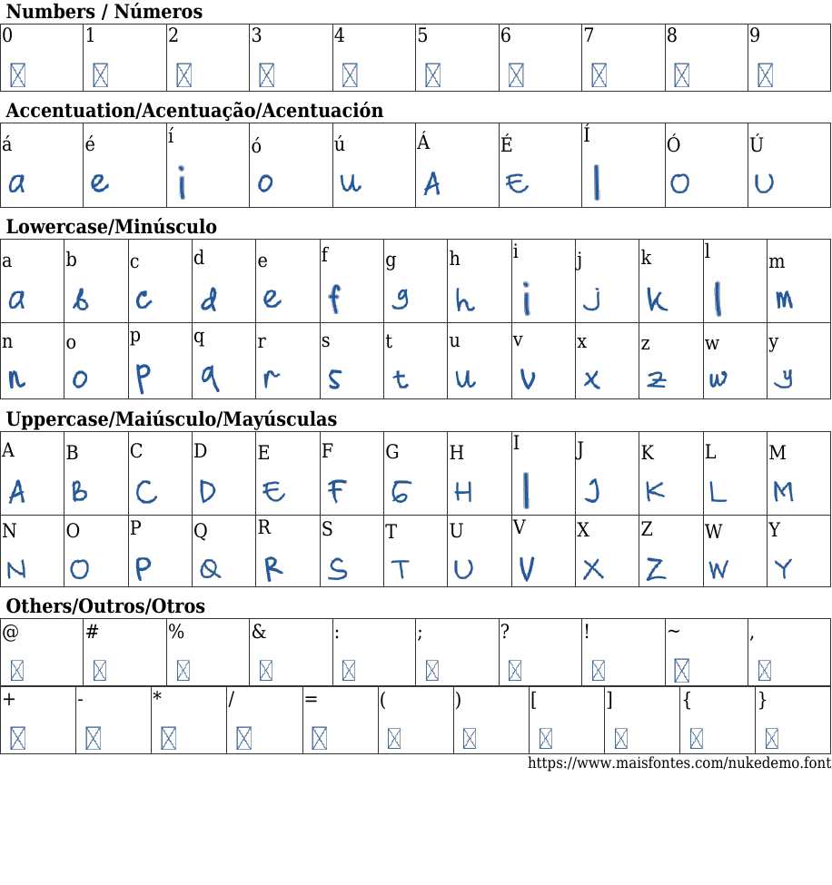 Nuke Demo: Free Font Download | MaisFontes
