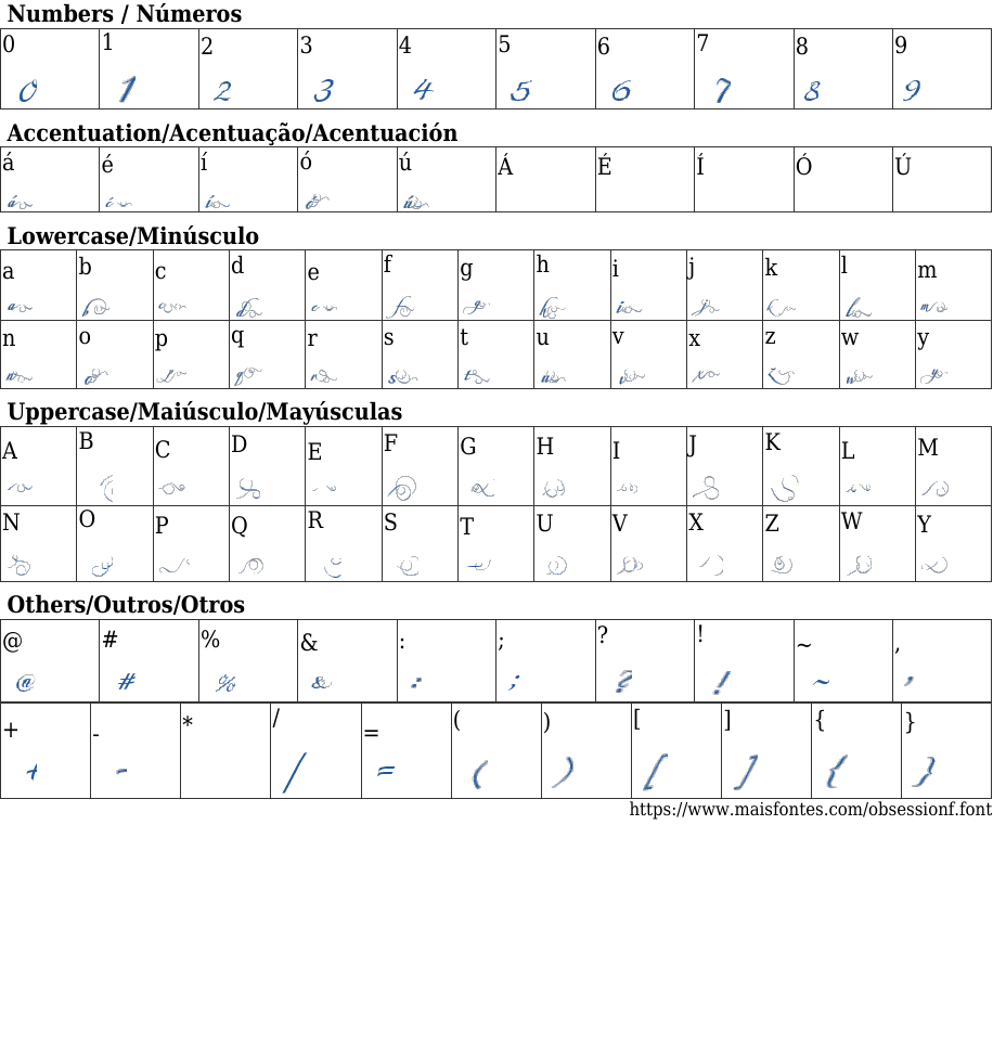 Obsession F: Free Font Download | MaisFontes