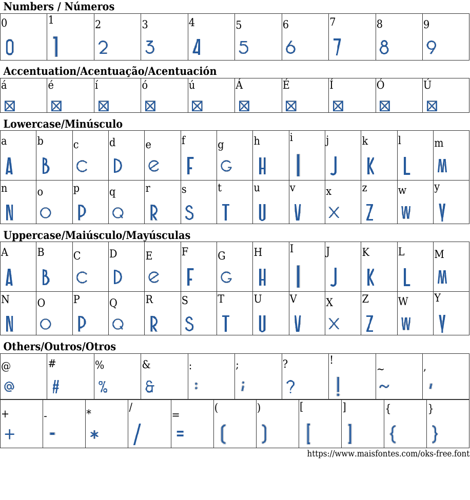 Oks Free: Baixar Fonte Grátis | MaisFontes