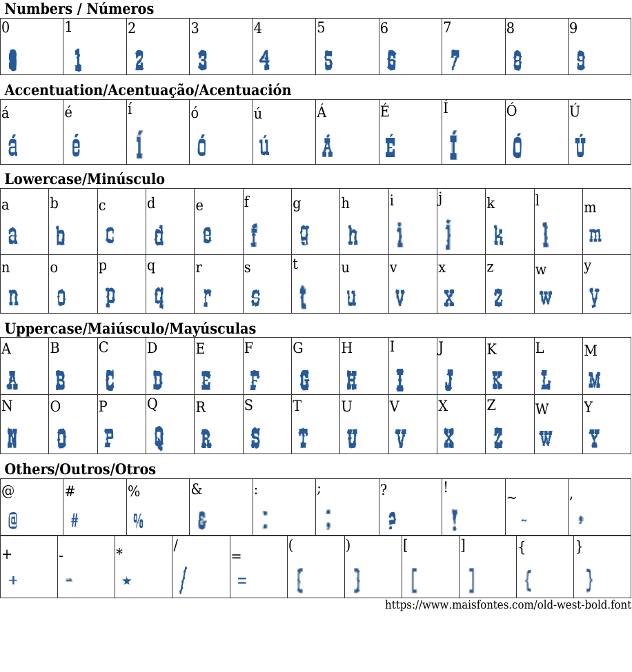 Old West Bold: Free Font Download | MaisFontes