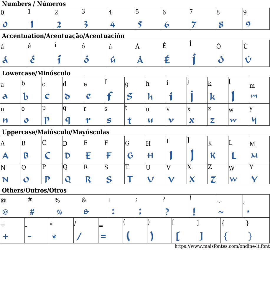 Ondine LT: Free Font Download | MaisFontes