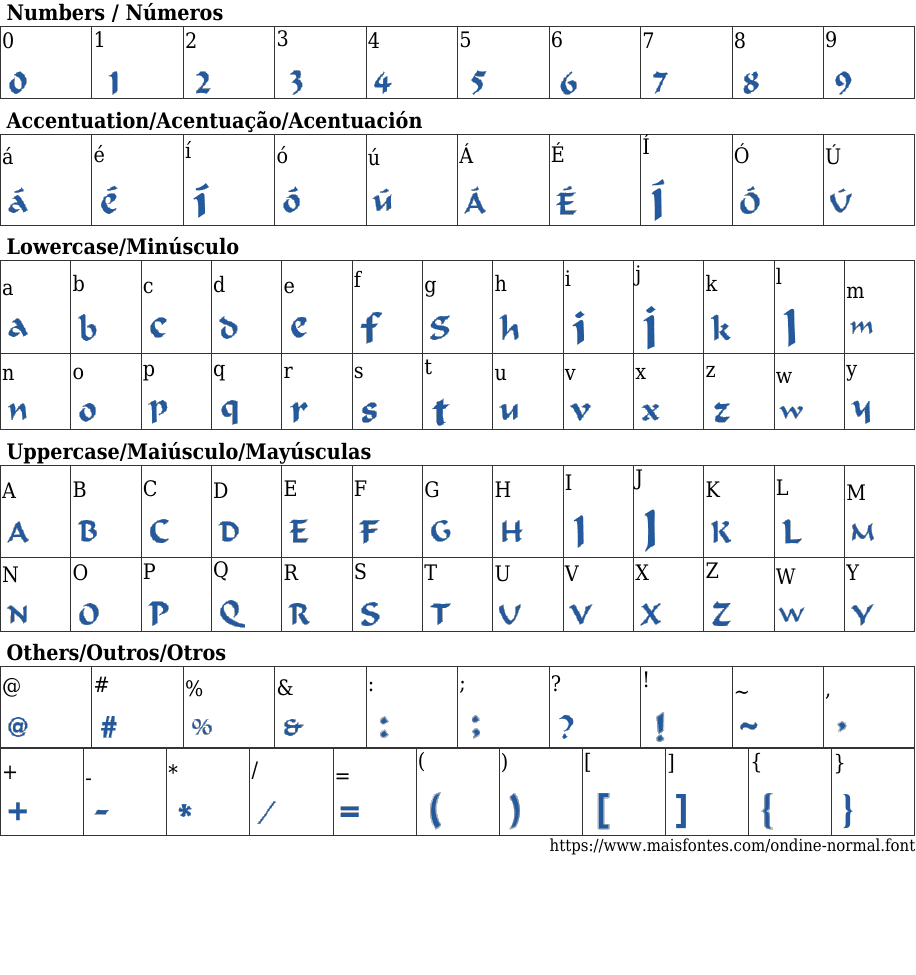 Ondine Normal: Free Font Download | MaisFontes