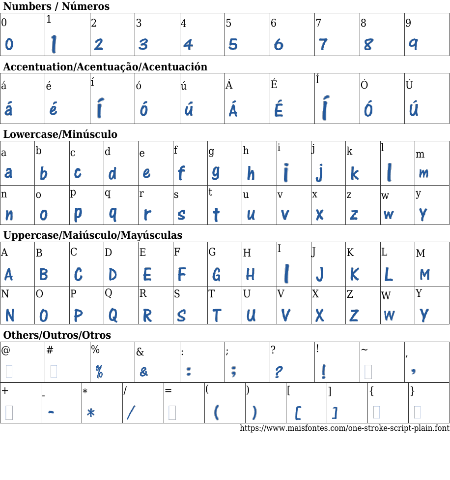 One Stroke Script Plain: Download Free Font | MaisFontes
