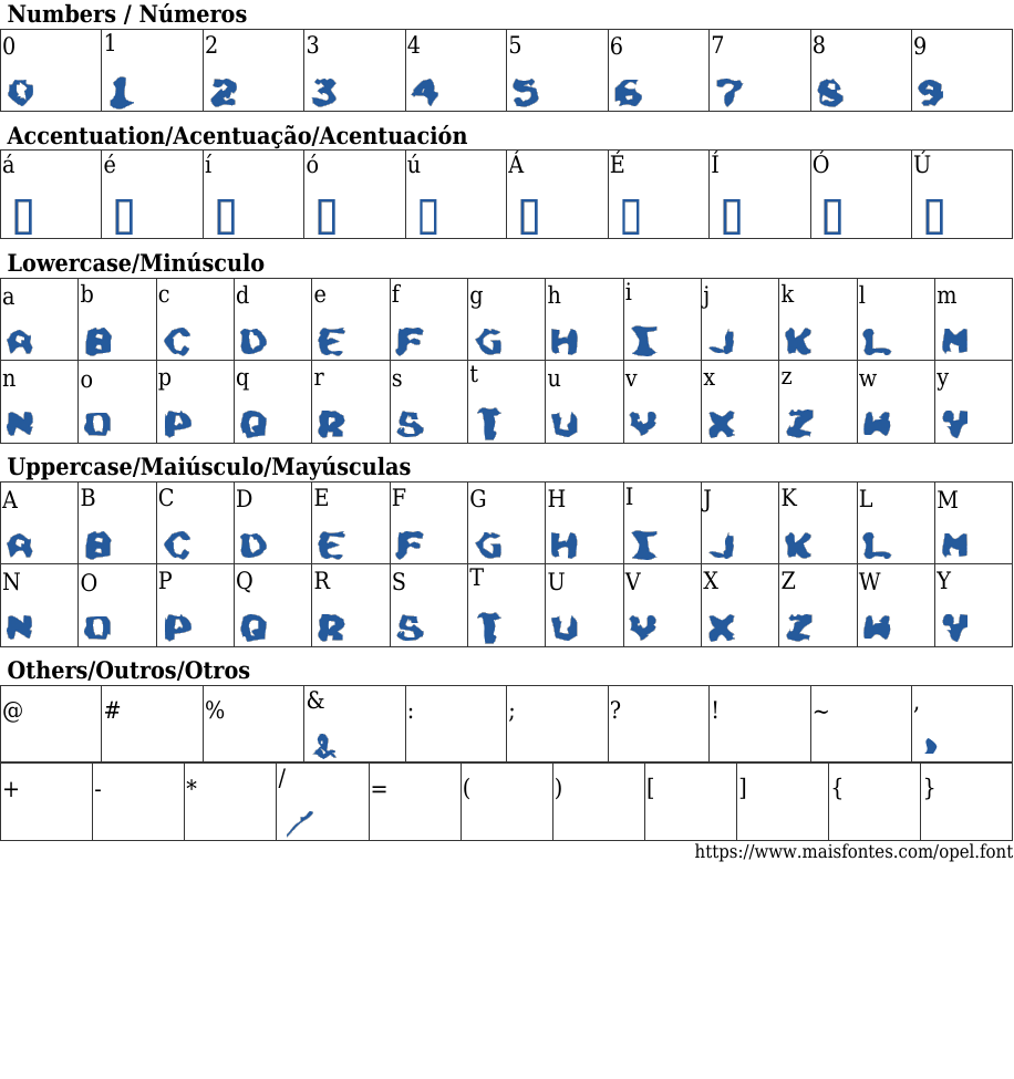 Opel: Download Free Font | MaisFontes