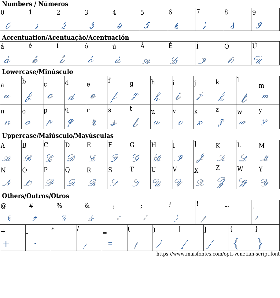 OPTI Venetian Script: Free Font Download | MaisFontes