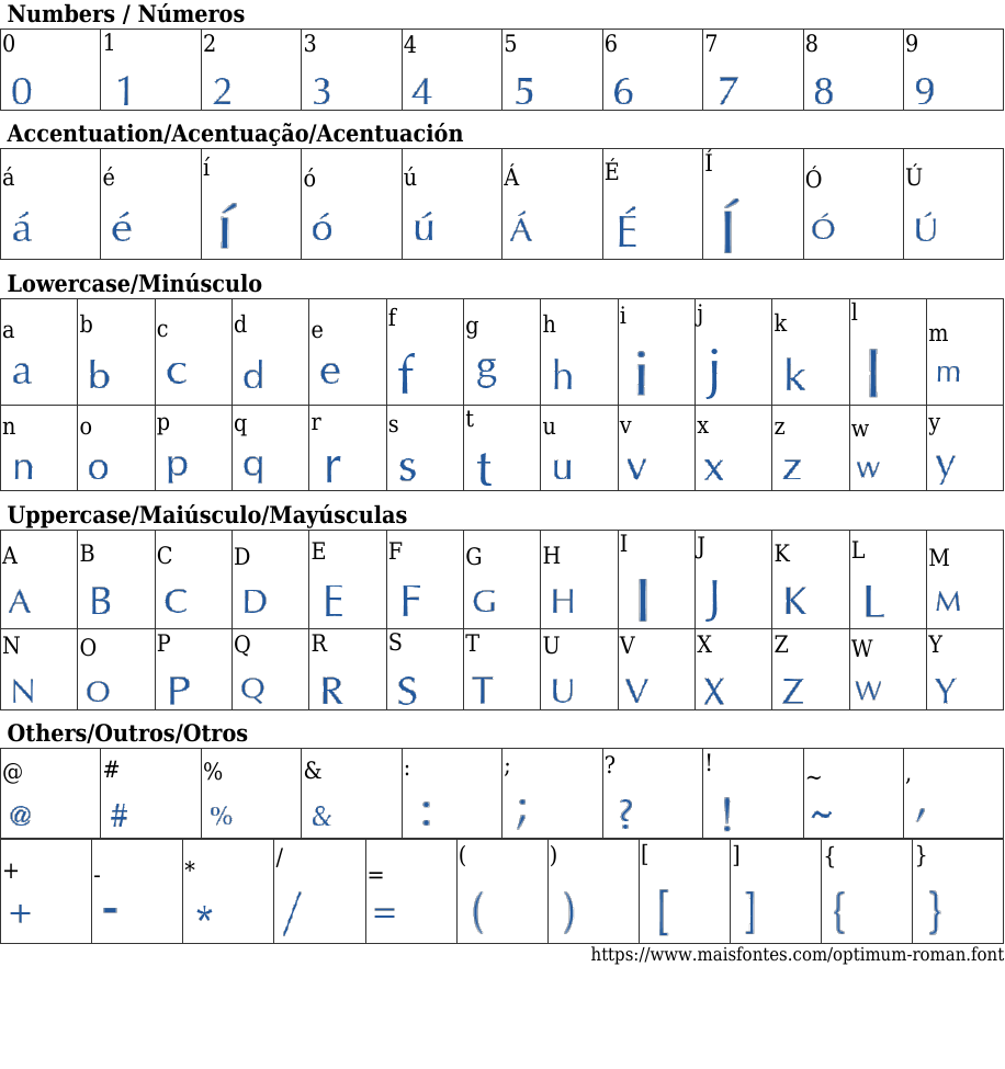 Optimum Roman Font: Free Download | MaisFontes