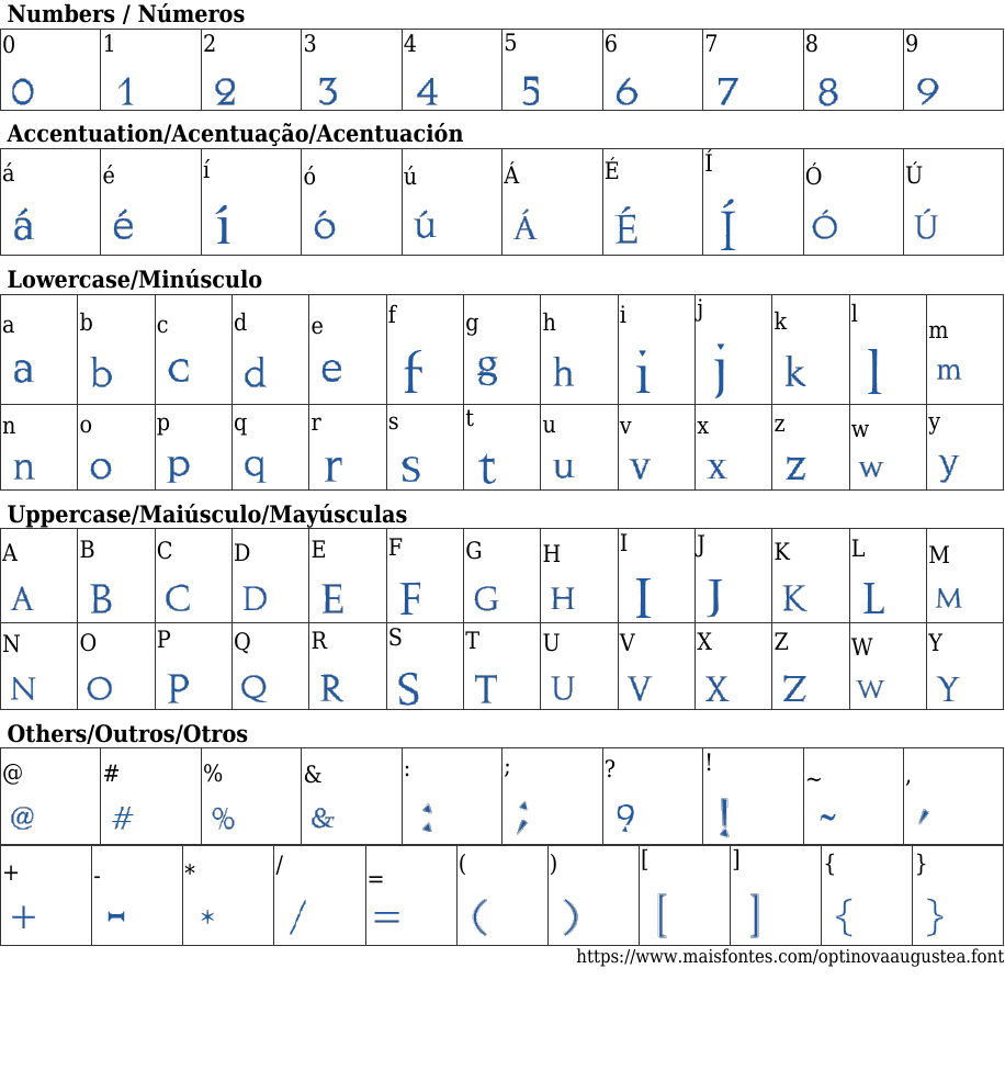 OPTI Nova Augustea Font: Free Download | MaisFontes