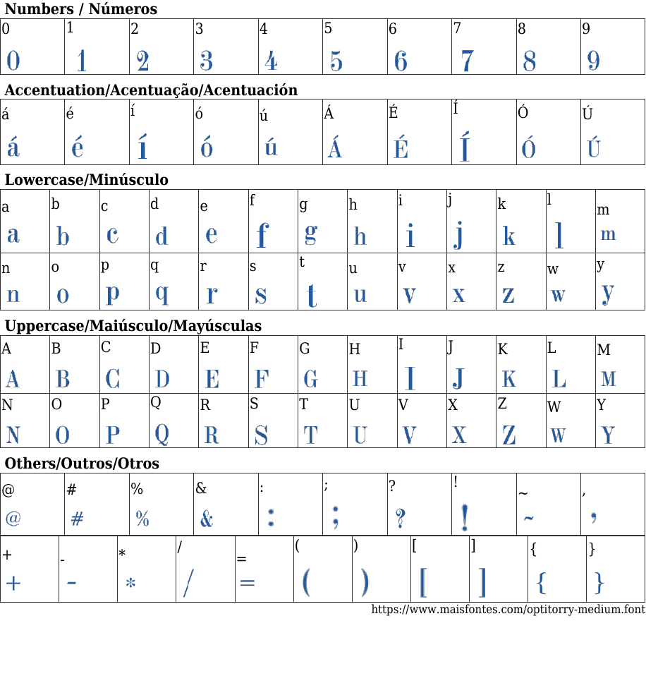 OPTI Torry Medium: Free Font Download | MaisFontes