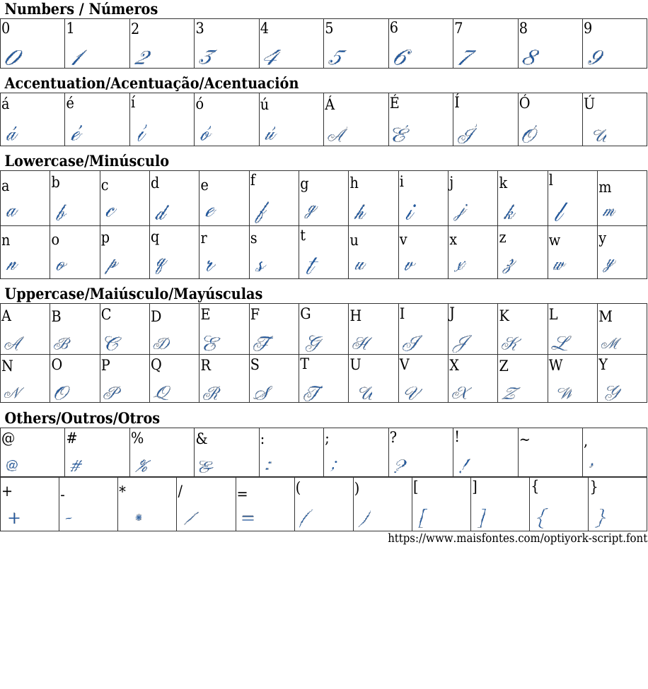 OPTI York Script: Baixar Fonte Grátis | MaisFontes