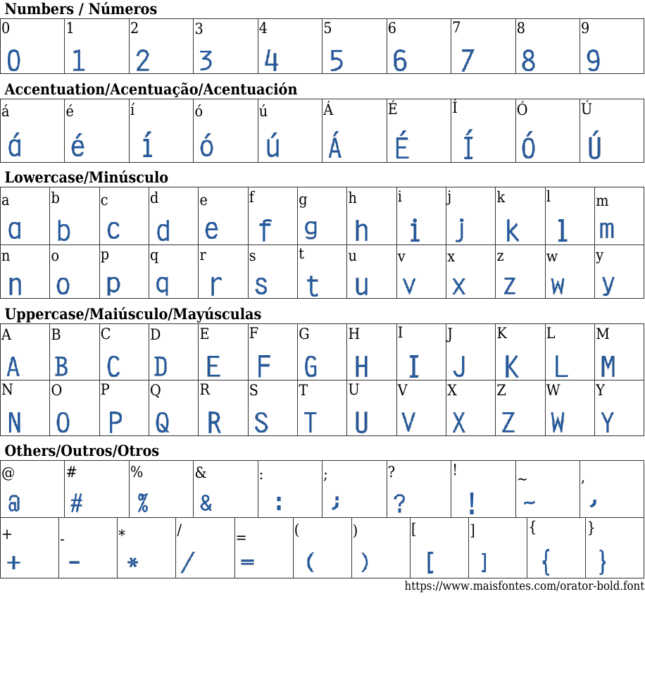 Orator Bold Font: Free Download | MaisFontes