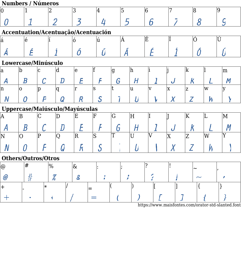 Orator Std Slanted: Free Font Download | MaisFontes