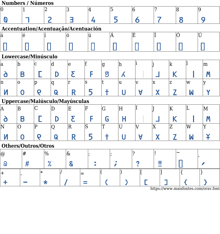ORAV: Baixar Fonte Grátis | MaisFontes