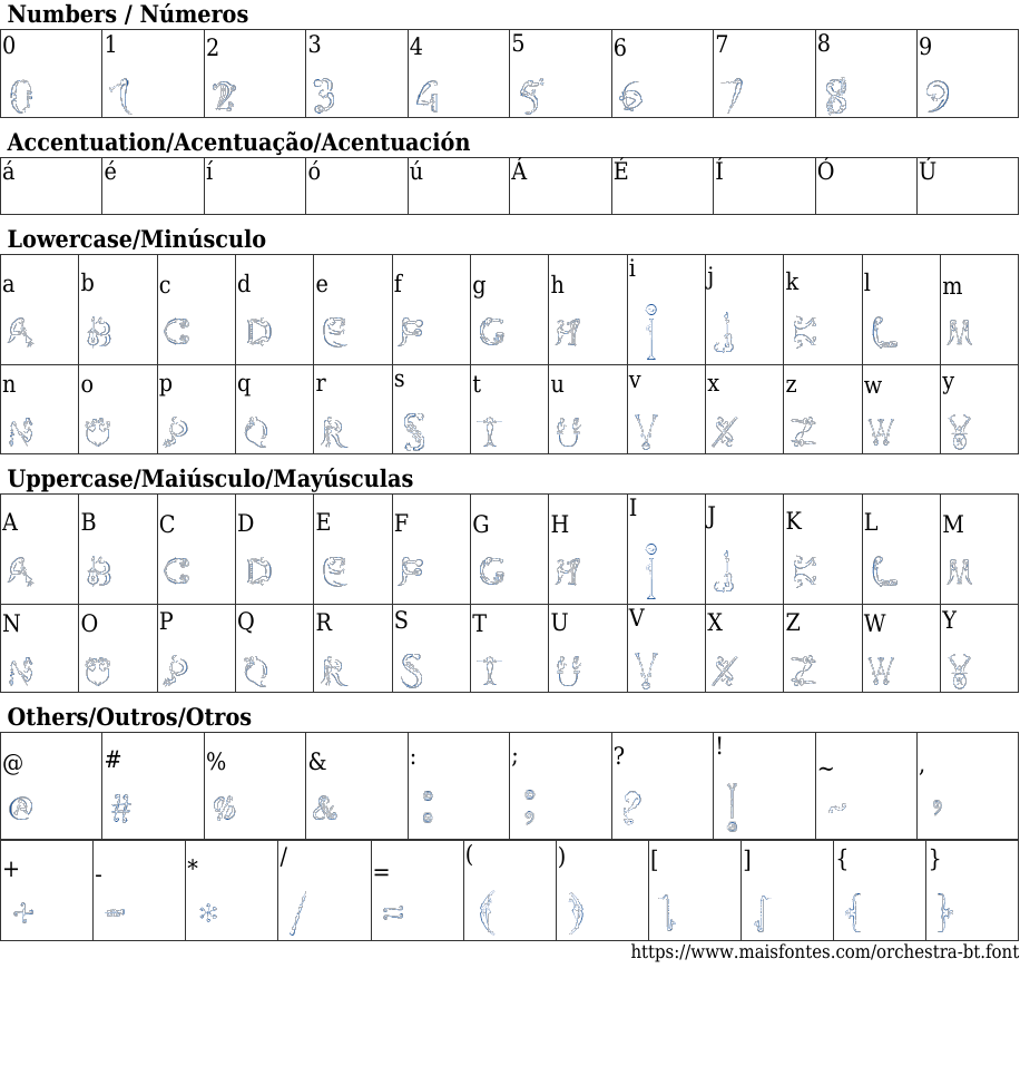 Orchestra BT: Free Font Download | MaisFontes