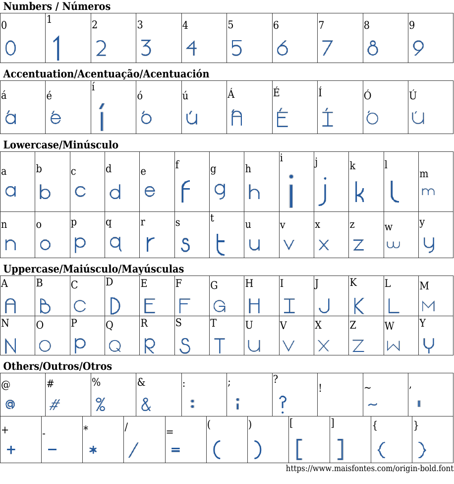 Origin Bold: Free Font Download | MaisFontes