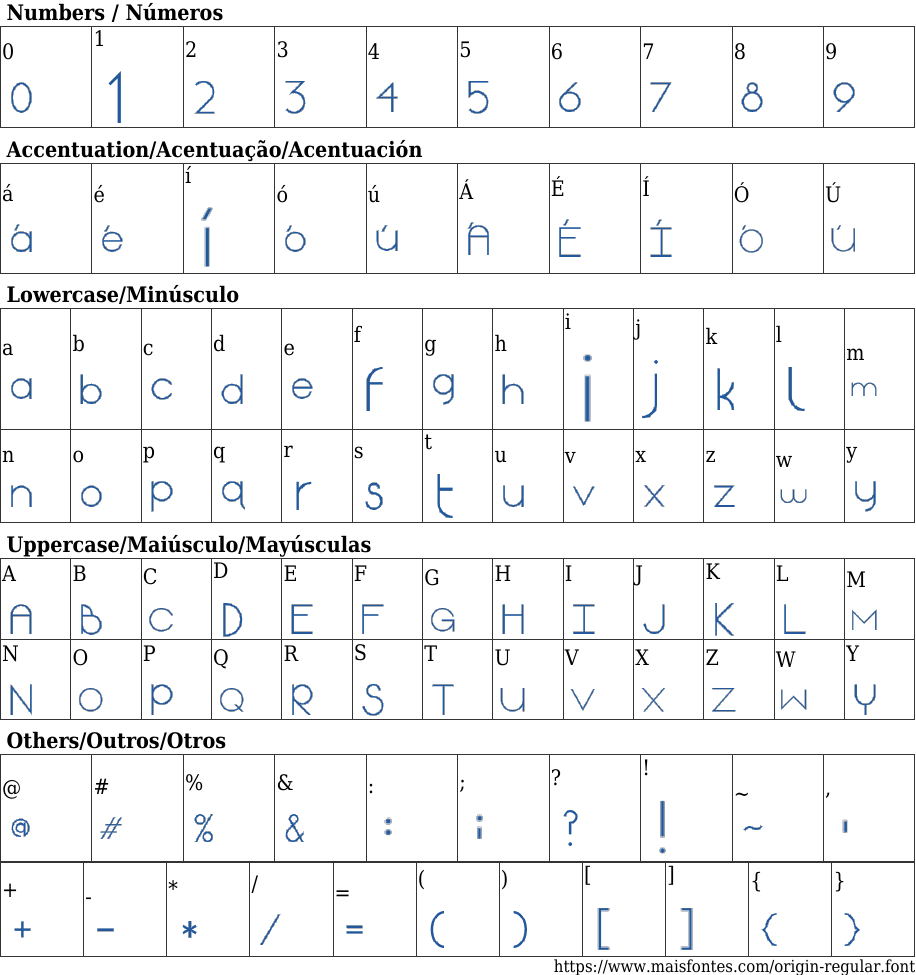 Origin Regular: Download Free Font | MaisFontes