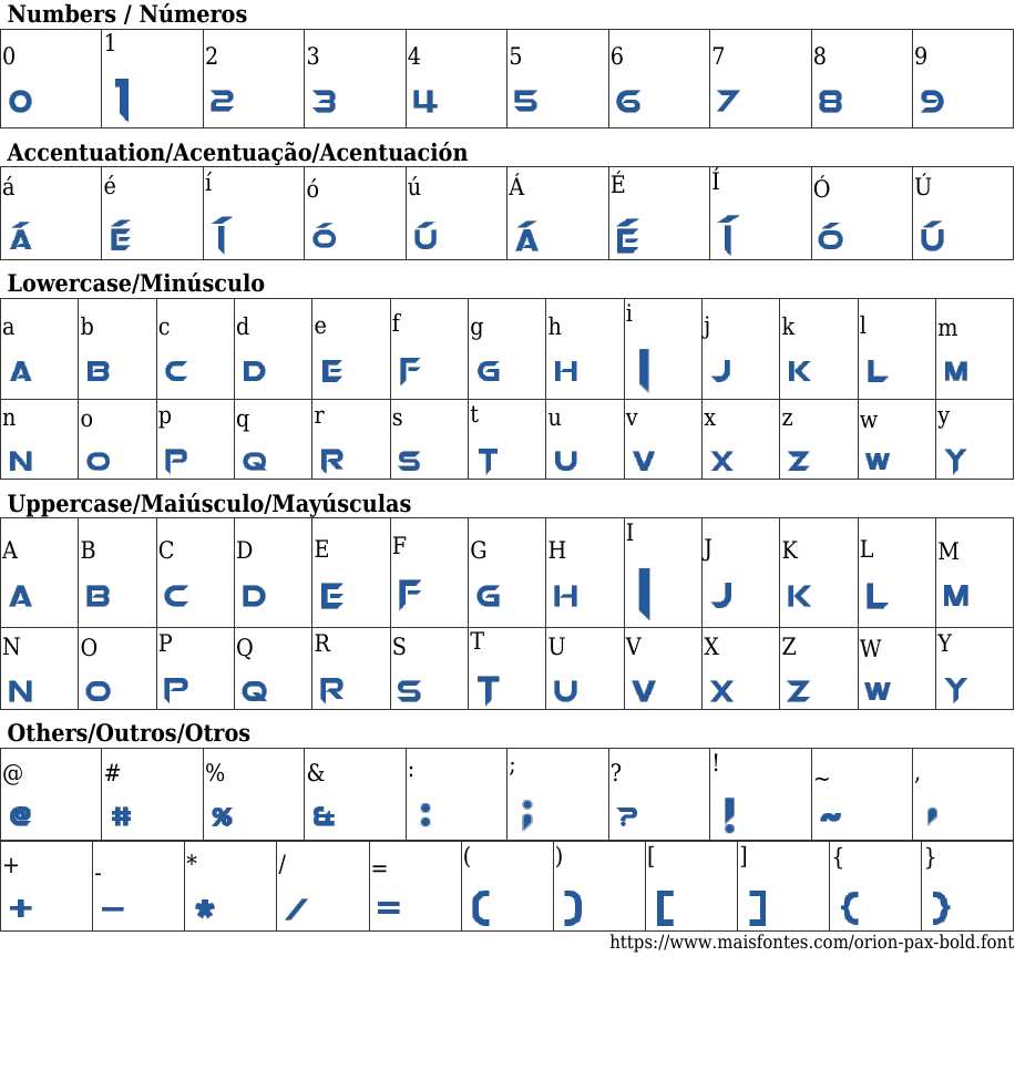 Orion Pax Bold: Free Font Download | MaisFontes
