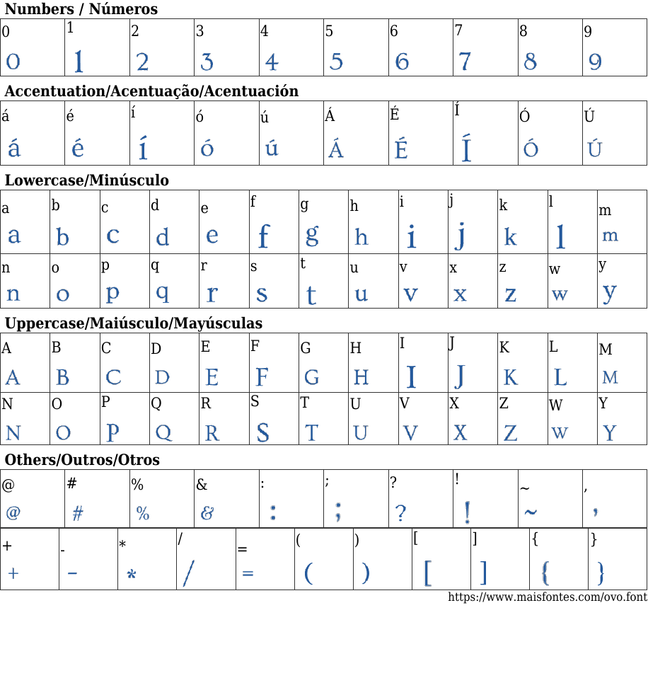 Ovo Font: Free Download | MaisFontes