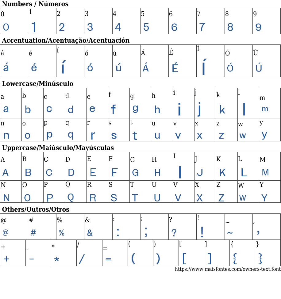 Owners Text Font: Free Download | MaisFontes