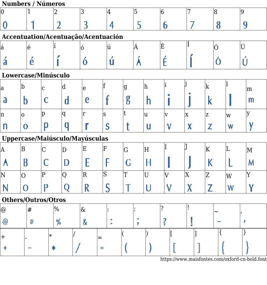 Oxford Cn Bold: Free Font Download | MaisFontes