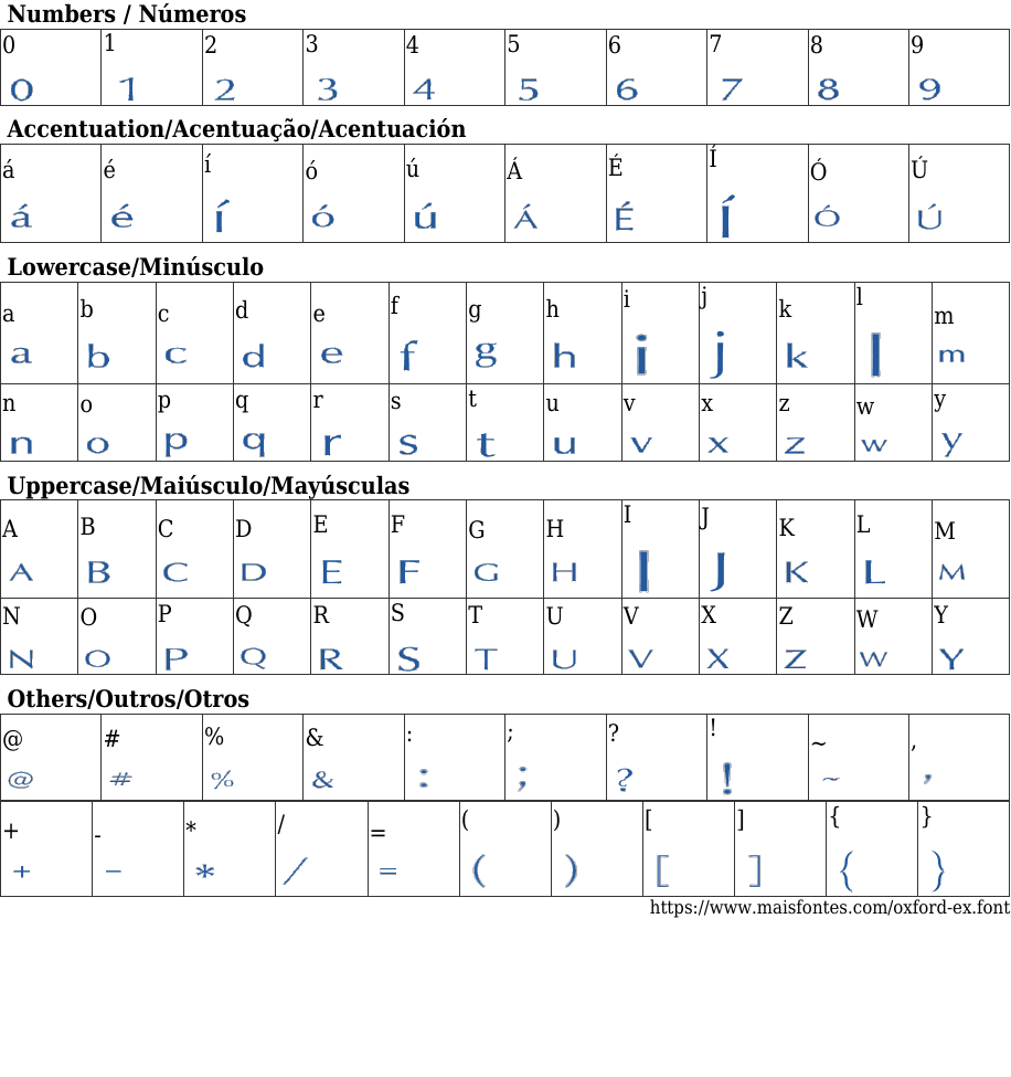 Oxford Ex: Free Font Download | MaisFontes