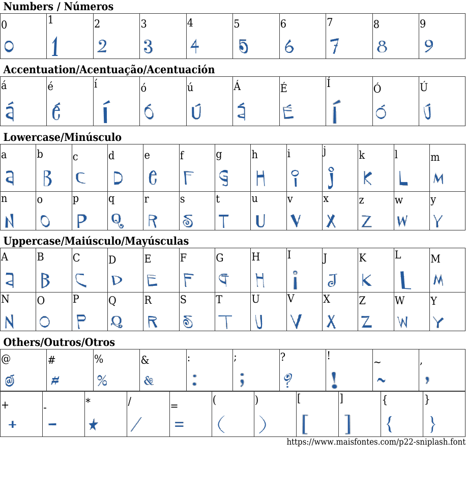 P22 Sniplash: Free Font Download | MaisFontes
