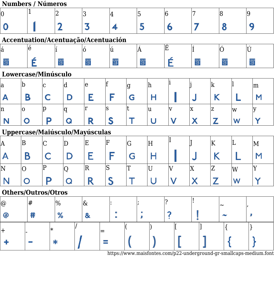 P22 Underground GR SmallCaps Medium: Free Font Download | MaisFontes