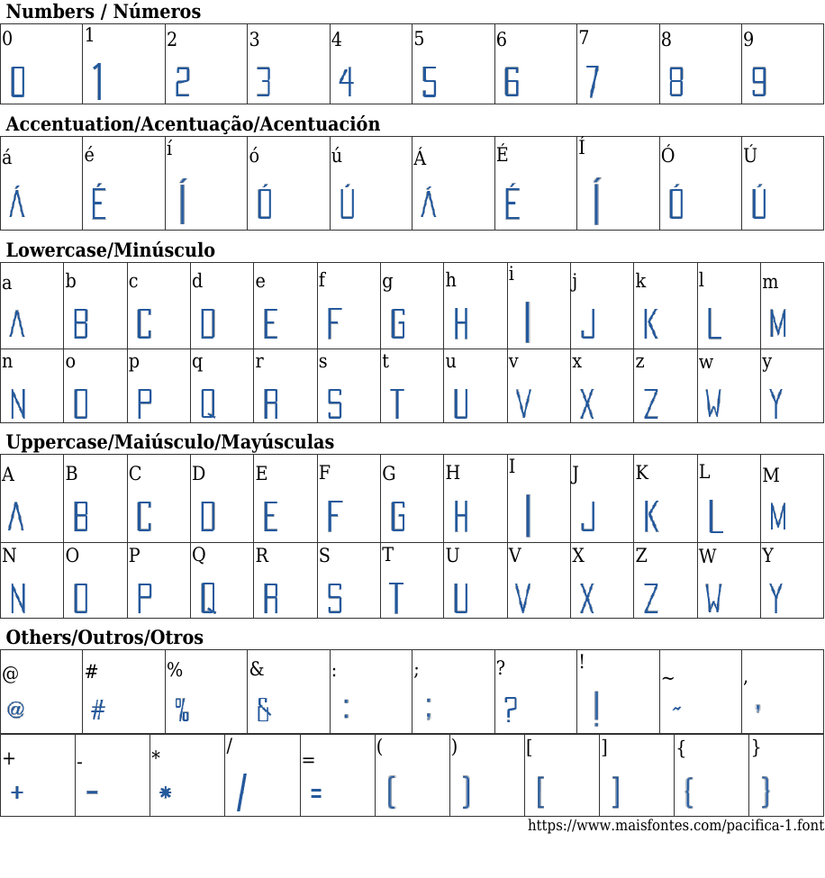 Pacifica: Free Font Download | MaisFontes