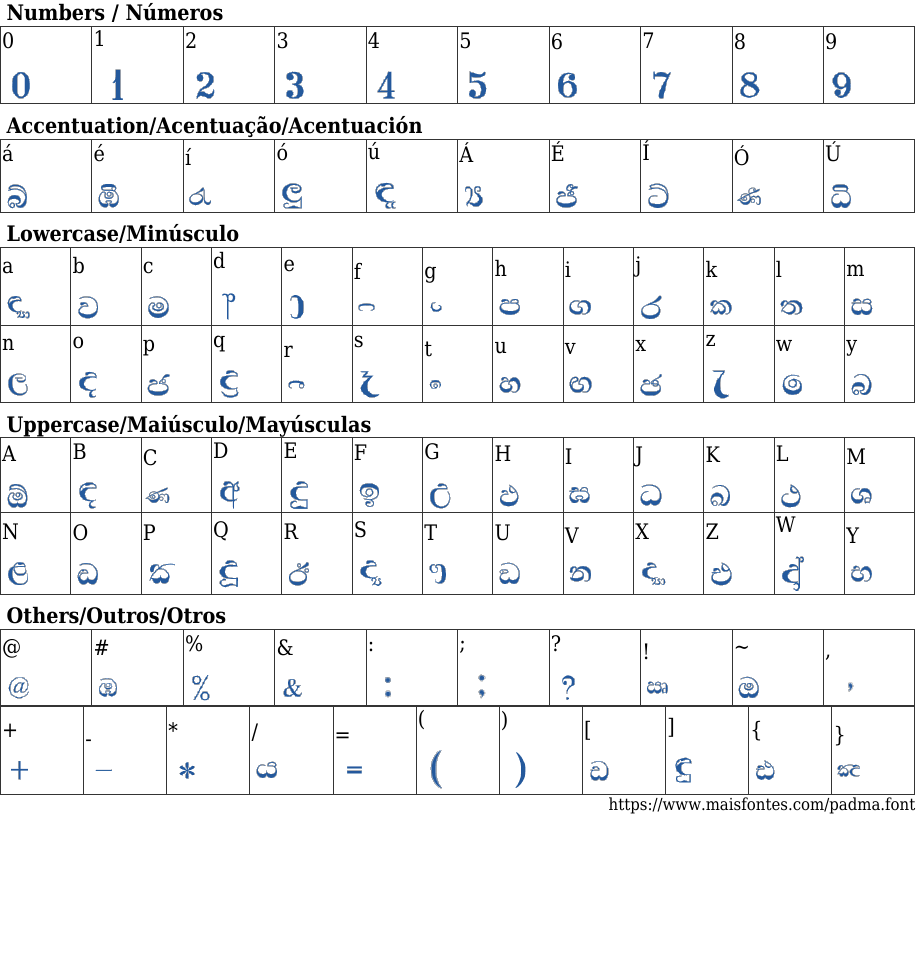 Padma: Free Font Download | MaisFontes