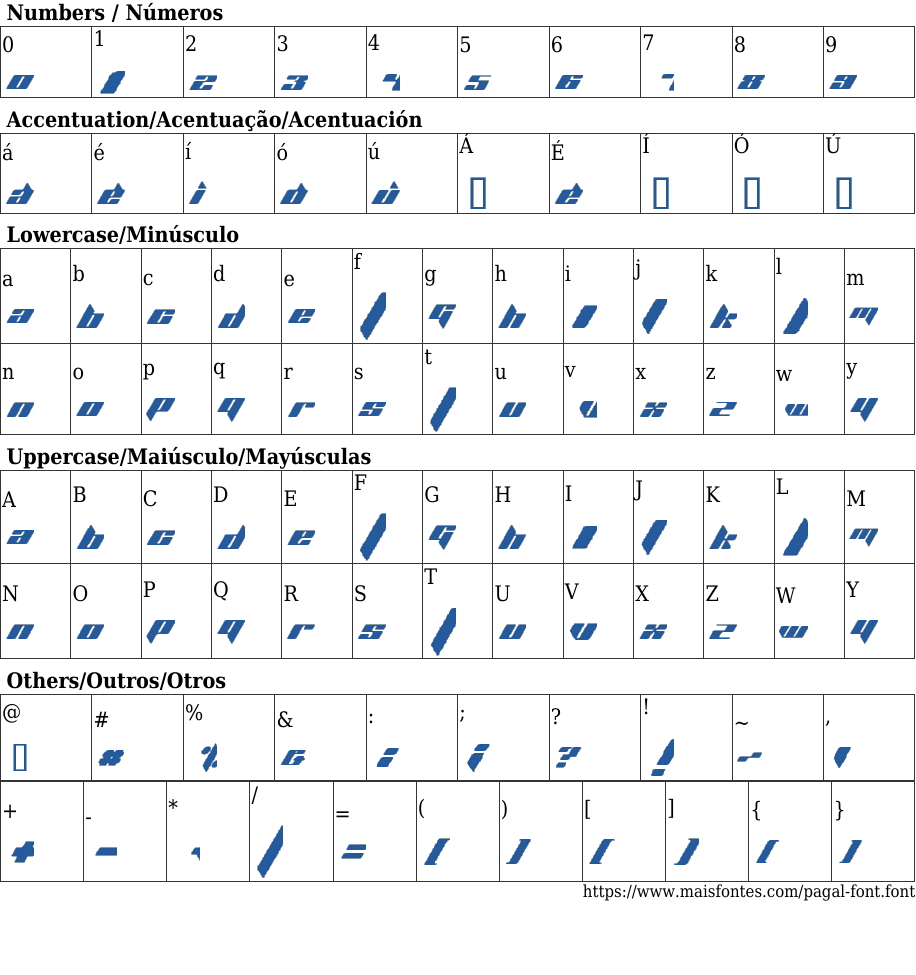 Pagal Font：免费字体下载 | MaisFontes