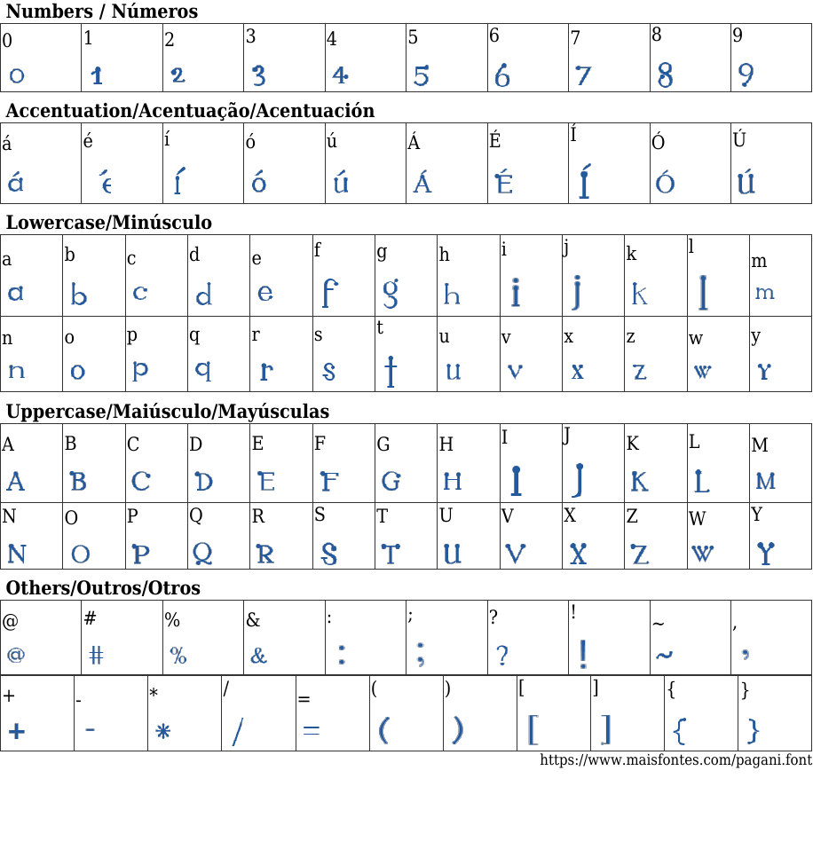 Pagani Font: Free Download | MaisFontes