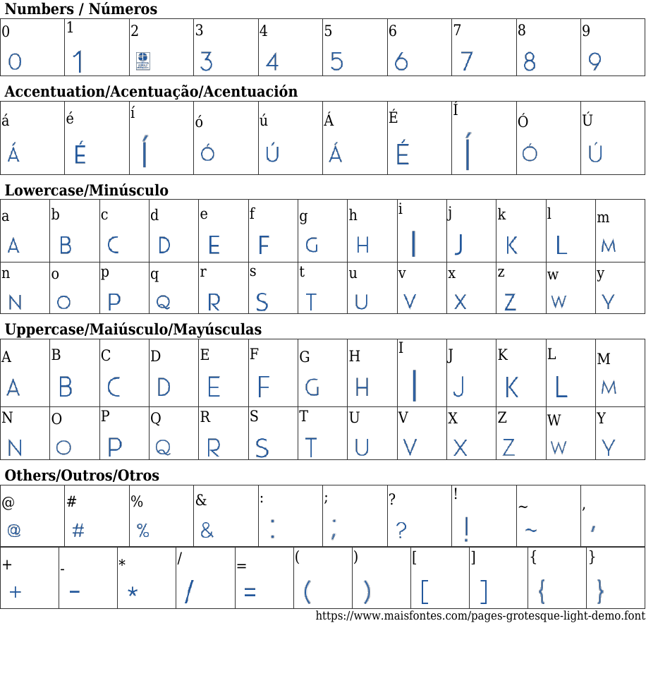 Pages Grotesque Light Demo: Baixar Fonte Grátis | MaisFontes