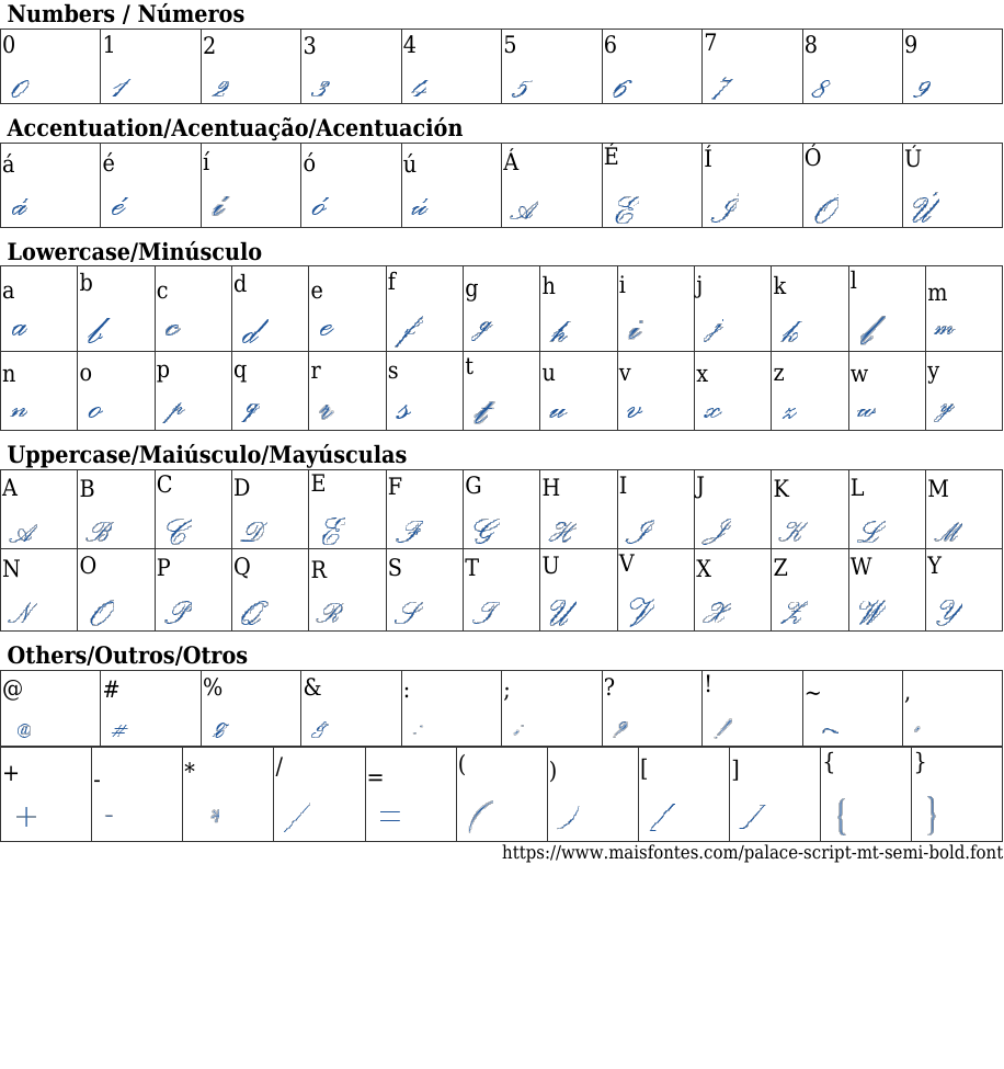 Palace Script MT SemiBold: Free Font Download | MaisFontes