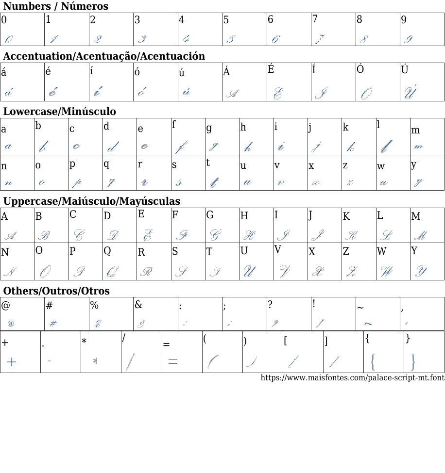 Palace Script MT font download | MaisFontes.com
