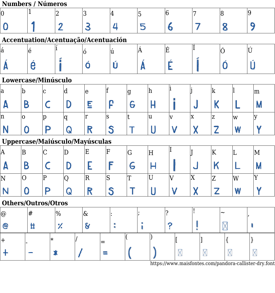 Pandora Callister Dry: Free Font Download | MaisFontes